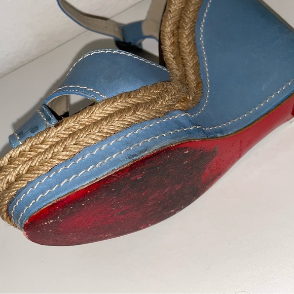 Christian Louboutin | Shoes | Louboutin Super Cute Periwinkle Blue ...